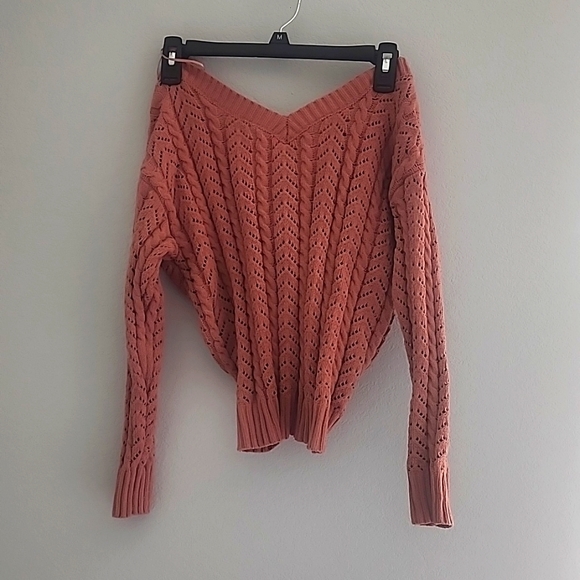 Jessica Simpson | Sweaters | Jessica Simpson Burnt Orange Knit Semi ...
